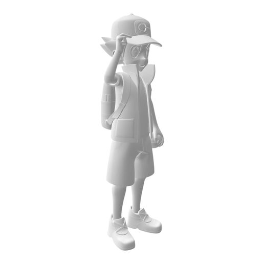👀 Ash Ketchum (Journeys) – 3D Printable Figure HD (Pupils + No-Pupils ...
