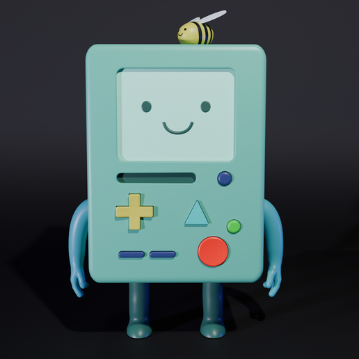 🎮 BMO | Adventure Time Fanart | 3 Poses・Archivo STL Gratis para ...