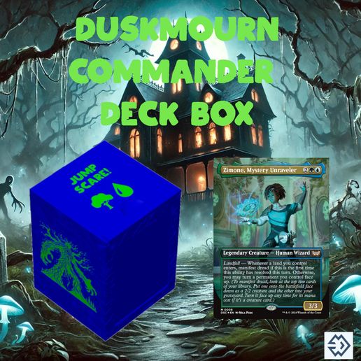 Archivo 3D Duskmourn Jump Scare! Deck Box 100 Cards - Magic the ...