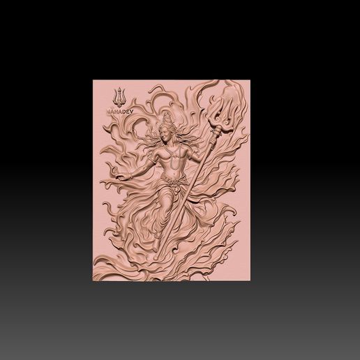 🐉 3D STL model of Lord Mahadev for 3D printing・ STL File for 3D ...