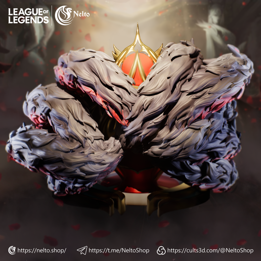 ♀️ Immortalized Legend Ahri | League of Legends | Nelto・ 3D File for 3D ...