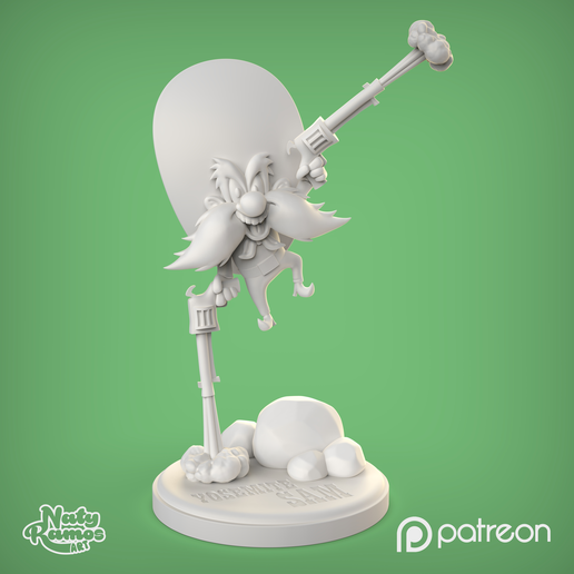 👾 YOSEMITE SAM・ STL File for 3D printing・Cults