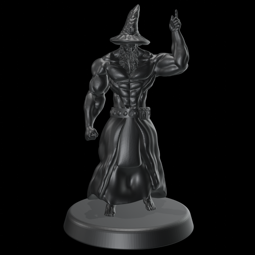 STL file Muscle Wizard - V1 - DnD - By STF-CSC 🎩 ・3D print model to ...