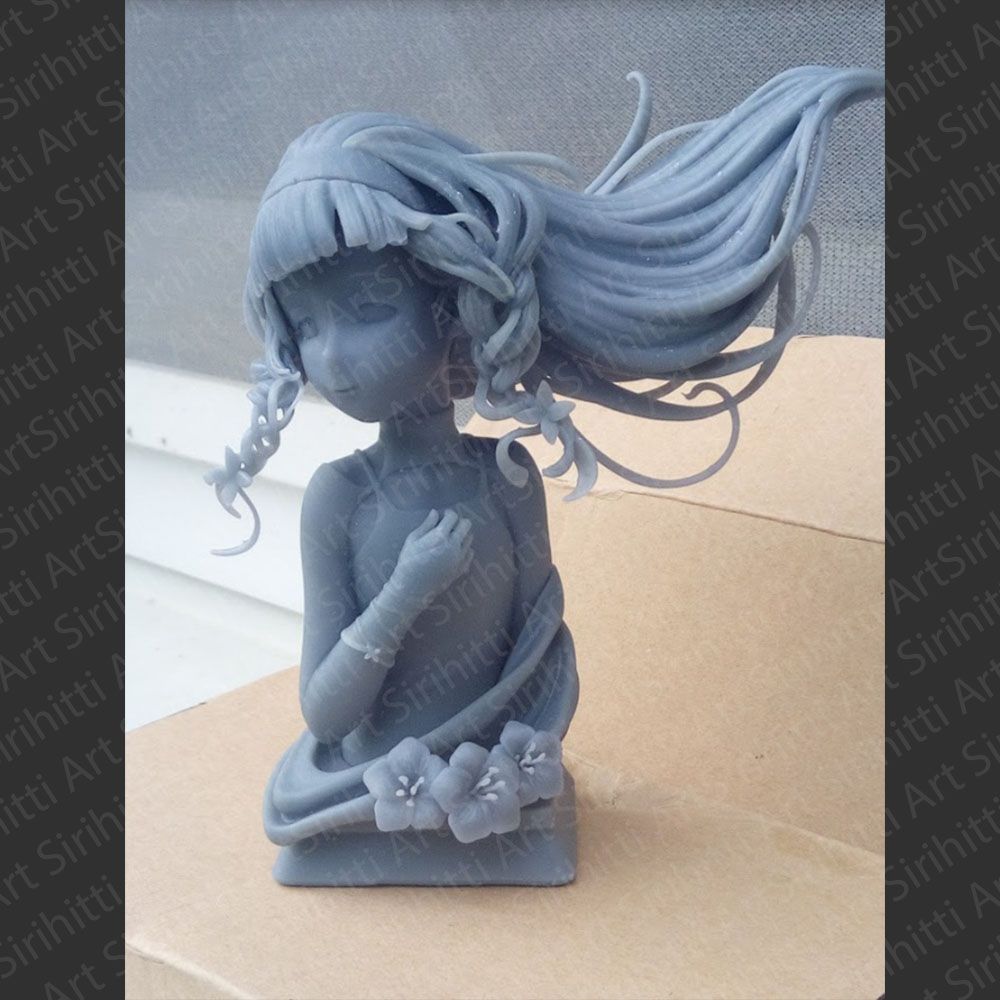 3D file Bust of Maquia・3D printer design to download・Cults