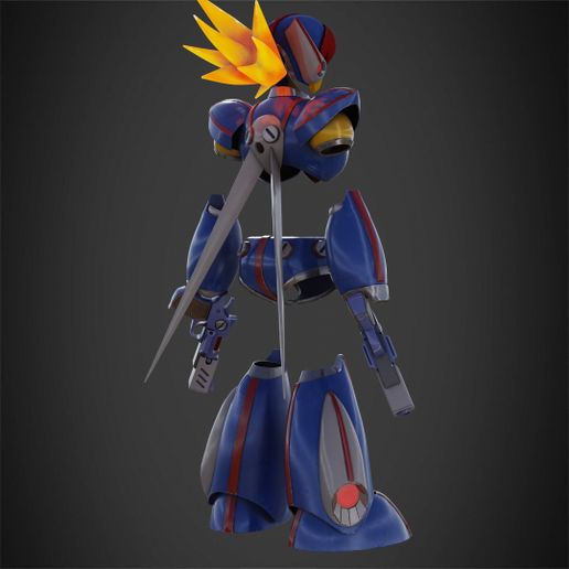 👨 Mega Man X7 Axl Full Armor and Pistol for Cosplay・ 3D File for 3D ...