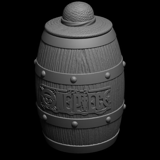 ☕ One Piece - Mug Barrel・ STL File for 3D printing・Cults
