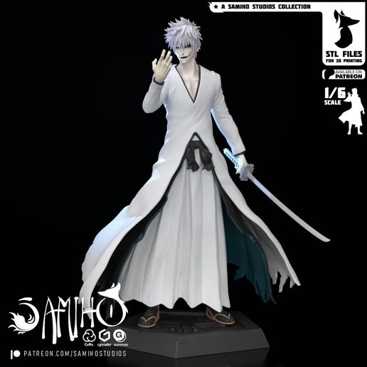 3D file Samiho Studios - Zangetsu (Hollow Power): STLs ready for ...
