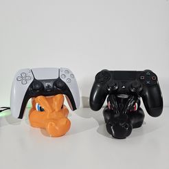 🎛️ CHARIZARD CONTROLLER HOLDER・3D Print with the Ender 3 Pro 3D printer ...