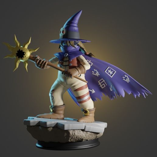 🐉 WIZARDMON - DIGIMON・ STL File for 3D printing・Cults