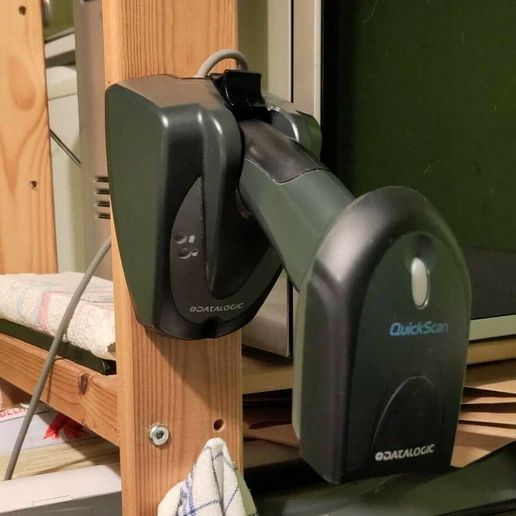 Archivo STL gratis Soporte de placa base para base Datalogic Quickscan ...