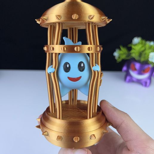 👾 Lumalee in cage - multicolor・ 3D File for ・Cults