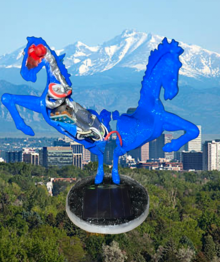 Blucifer / Blue Mustang🐴 *NEW 2025!・ OBJ File for 3D printing・Cults