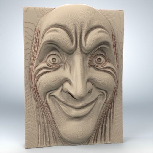 👤 Bust Bas Relief - 4・ STL File for 3D printing and CNC machining ...