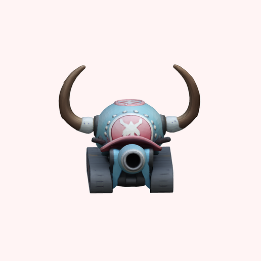 🪖 Tony Tony Chopper Tank One Piece・Archivo STL para Impresión 3D・Cults