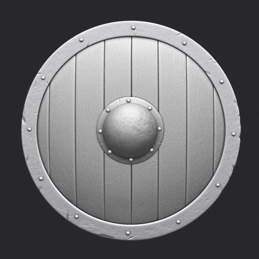 🛡️ Viking Shield 3D Model・ STL File for 3D printing・Cults