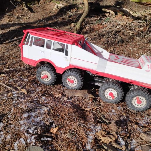 🚚 RC truck 8x8 Tatra 813 Trial・ STL File for ・Cults