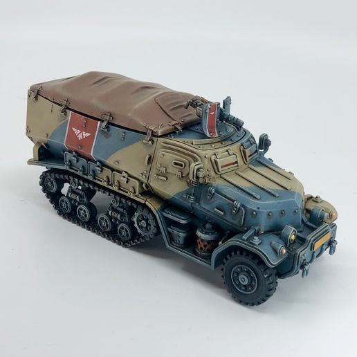 🎲 Rodela Armored Halftrack・ 3D File for 3D printing・Cults