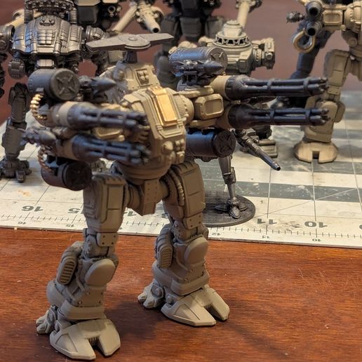 🔫 Project Fusileer-15mm Air Defense Mech (1/100th Scale)・ STL File for ...
