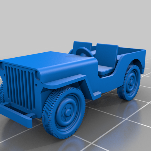 🚗 WW2 Airborne Jeep Pack・Free 3D File for ・Cults