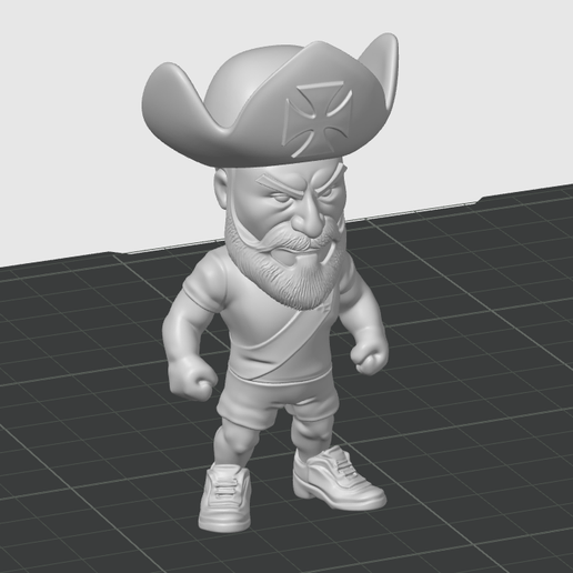 🗿 Almirante (Mascote Vasco da Gama)・ STL File for 3D printing・Cults