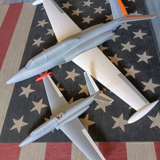 👽 Fouga Magister 50mm EDF・3D Print with the FLSUN V400 3D printer・Cults