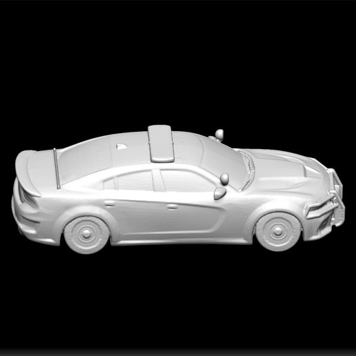 STL file car - Dodge police car 🚗 ・Model to download and 3D print・Cults
