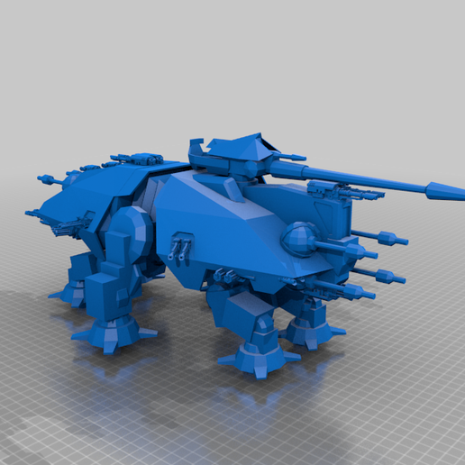 AT-TE battle variant or AT-Te V3・Free 3D File for ・Cults