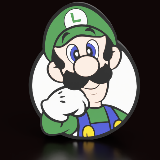 🗺️ Luigi mario world light box・Free 3MF File for 3D printing・Cults