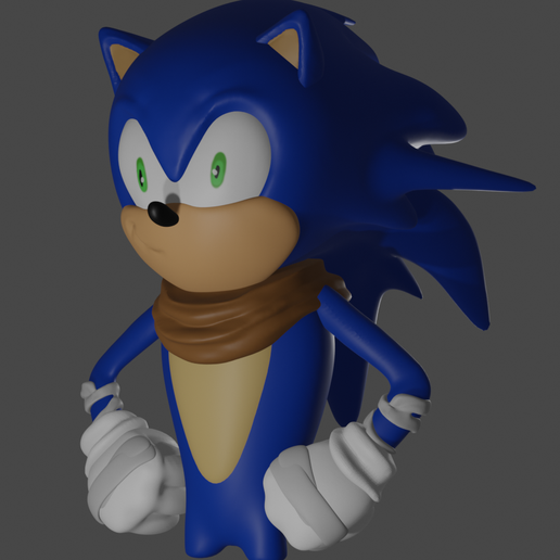 STL file Sonic Boom 🦔 ・3D printer design to download・Cults