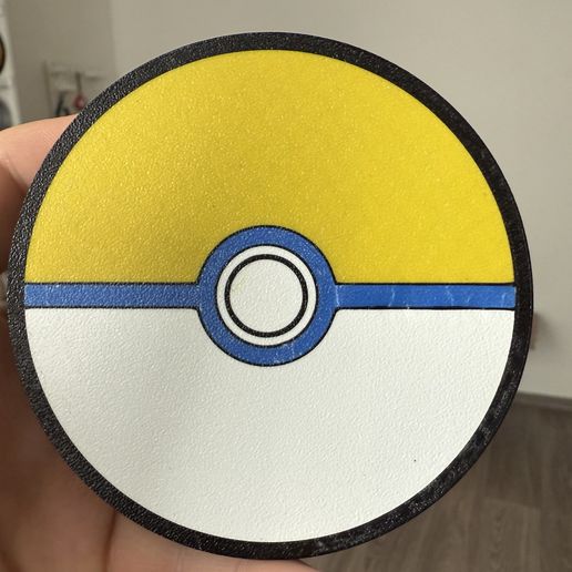 🐉 Park Ball Poke Ball Pokemon coaster・ STL File for 3D printing・Cults