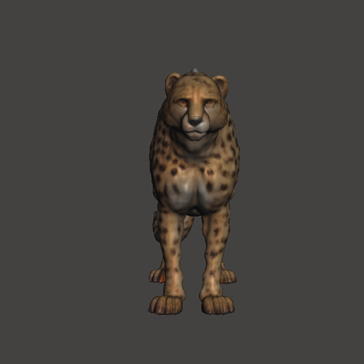 STL file Fast and Muscular Cheetah Figure - 3D Print Model 🐆 (OBJ)・3D ...