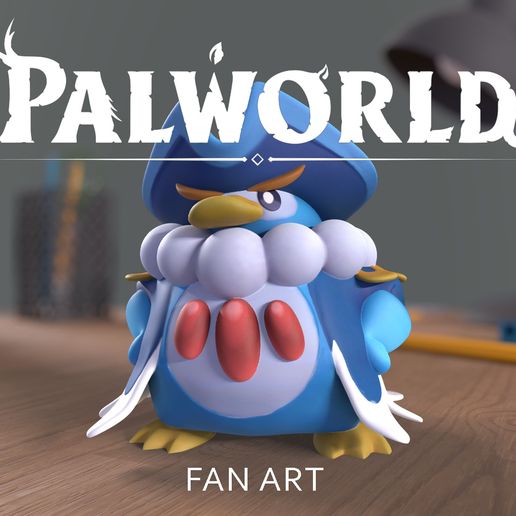👾 PALWORLD 11 PENKING FANART・ STL File for 3D printing・Cults