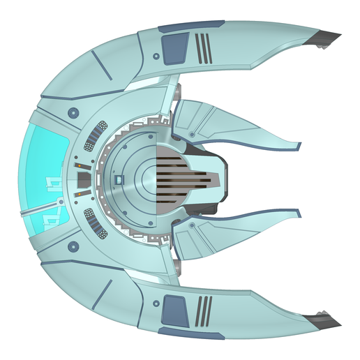 ⭐ USS Prodigy / USS Protostar Runway Submarine Model | Star Trek ...