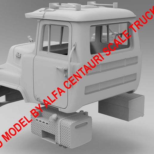 🚕 MACK DM690 1/32 SCALE CAB・ STL File for 3D printing・Cults