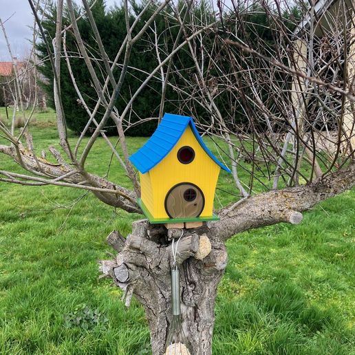 Fichier STL Nichoir - Bird House 🐦 (3MF)・Design à télécharger et à ...