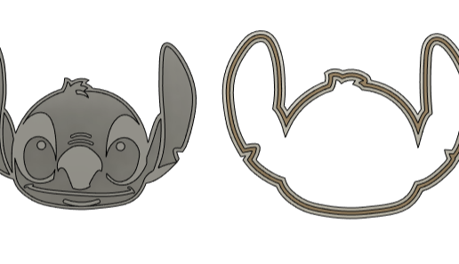 🔪 Molde Stich・Archivo STL Gratis para Impresión 3D・Cults