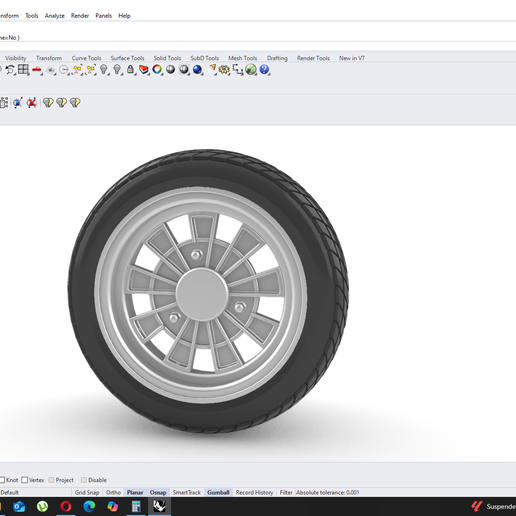 🚗 Rims delta mics 13" 1/18・ STL File for 3D printing・Cults