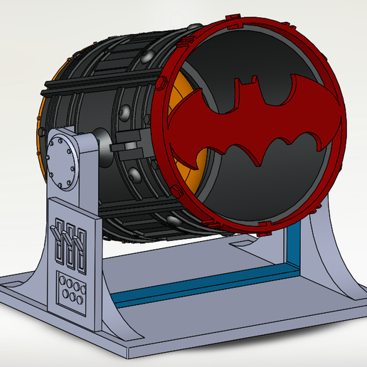 🔦 Batman Sign for Desktop・Archivo STL Gratis para Impresión 3D・Cults