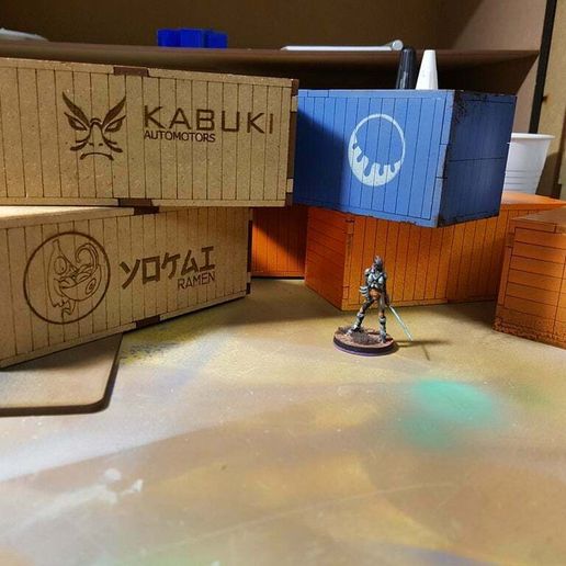 ♾️ Shipping Container・Free DXF File for 3D printing and CNC machining ...