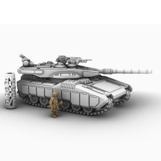 🪖 Colonial Main Battle Tank (28mm and 15mm Bundle)・ 3D File for 3D ...