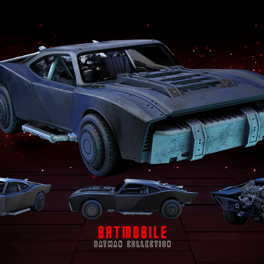 3D file B3DSERK June term 2023 Batmobile Sculpture ready for printing 🗿 ...