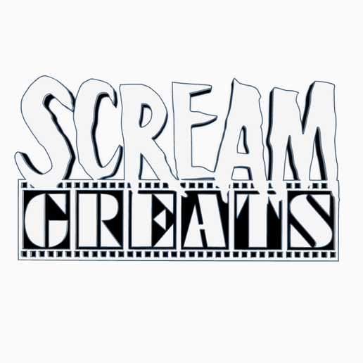 STL file SCREAM GREATS Logo Display by MANIACMANCAVE3D 👾 ・3D printable ...