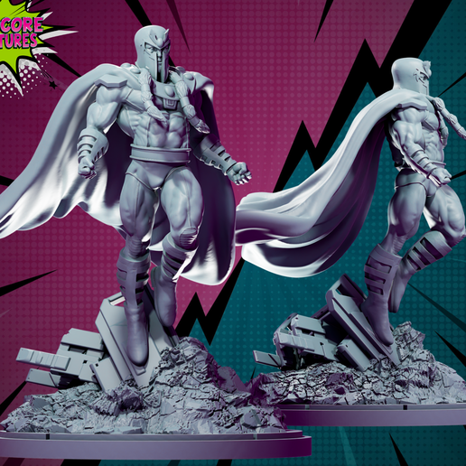 ♟ MARVEL CRISIS PROTOCOL MAGNETO AOA PRESUPPORTED INCLUDED・ STL File ...