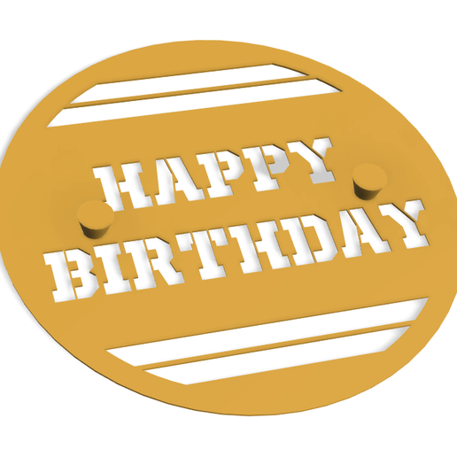 STL file Round Cake Template - For The Top Of The Cake 🍰 ・Template to ...