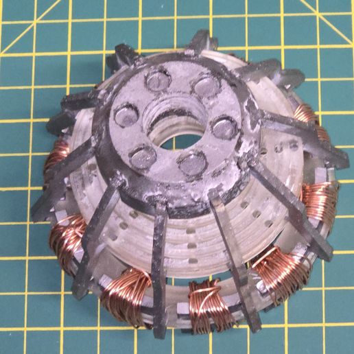 3D print Dr Doom Arc Reactor Mark I • made with Elegoo Mars 5 ultra・Cults