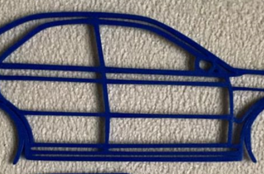 STL file Subaru WRX 2004 Silhouette 👤 (DXF)・3D printable design to ...