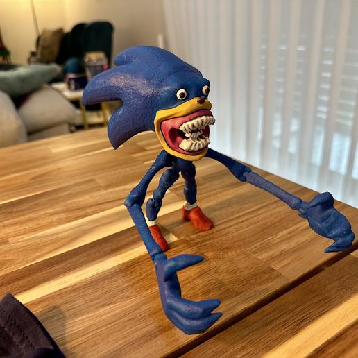 🎨 SHIN SONIC・3D Print with the Bambu P1S 3D printer・Cults