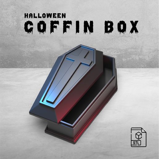 ⚰️ Coffin Box, Halloween Decoration, Coffin Container, Tool - Storage ...