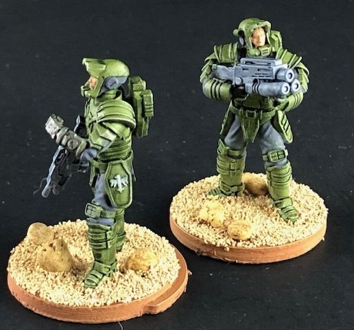 🎲 Galactic Exterminators Powered Armor support troops・ STL File for 3D ...