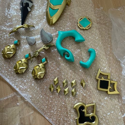 🎭 Genshin Impact cosplay Xiao costume Accessories 3D print model・ STL ...